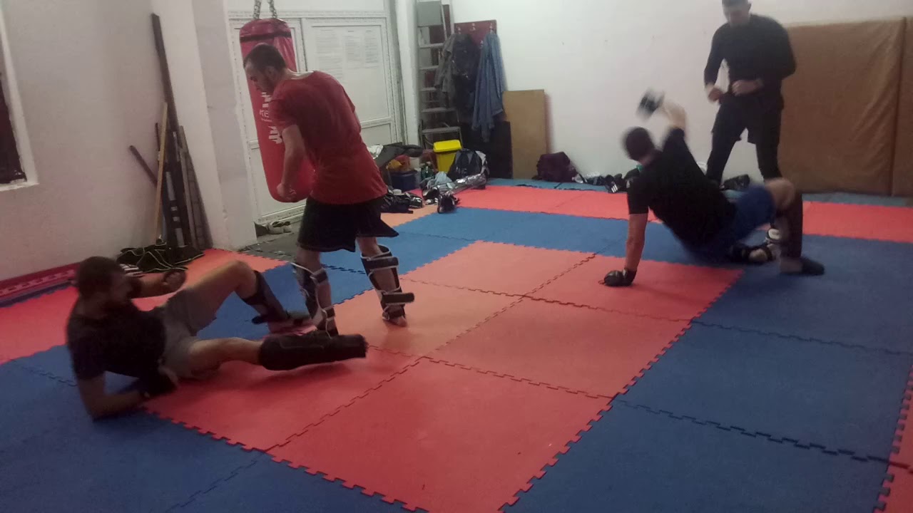 MMA lowkick drill 2 - YouTube