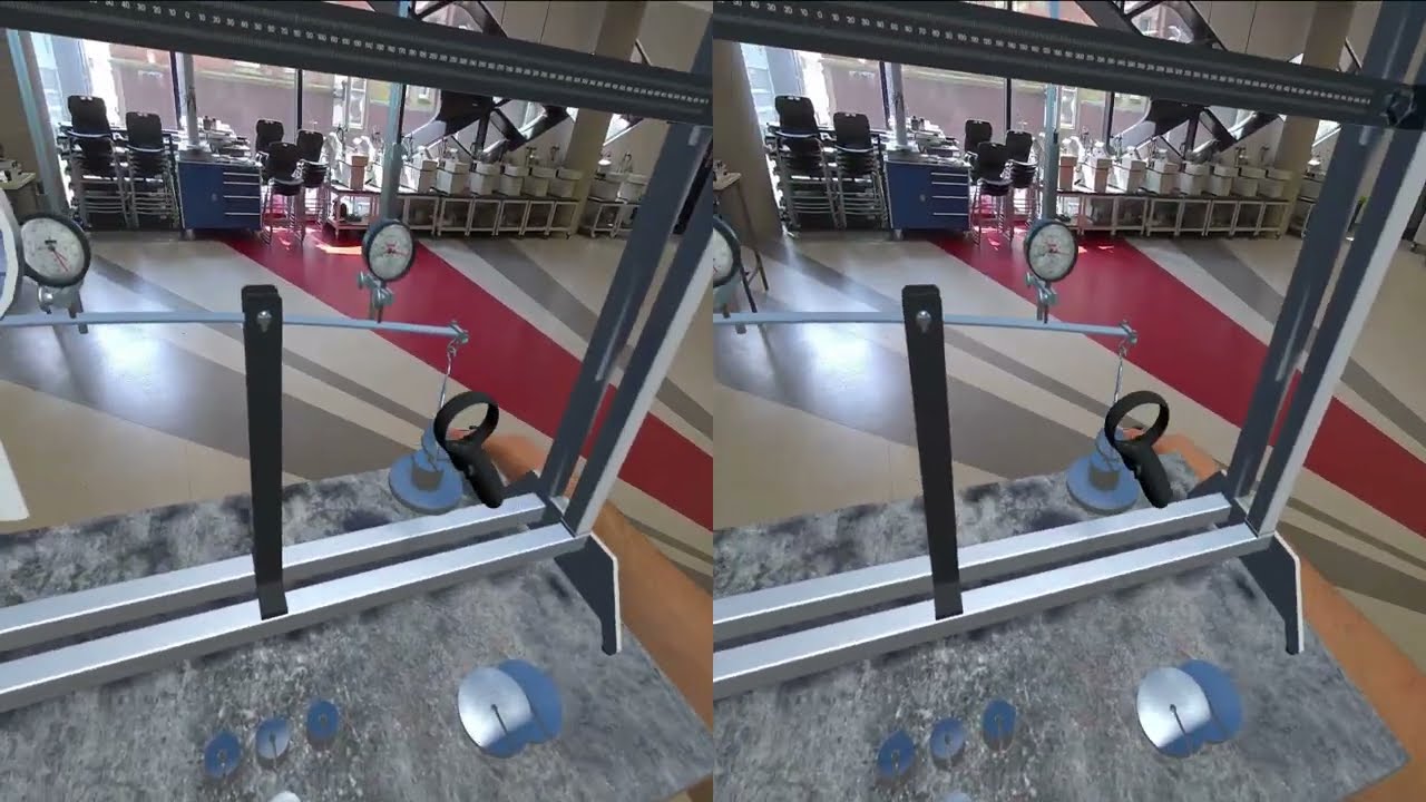 UoS CEE Deflection of a Flexible Beam VR/AR Demo - YouTube