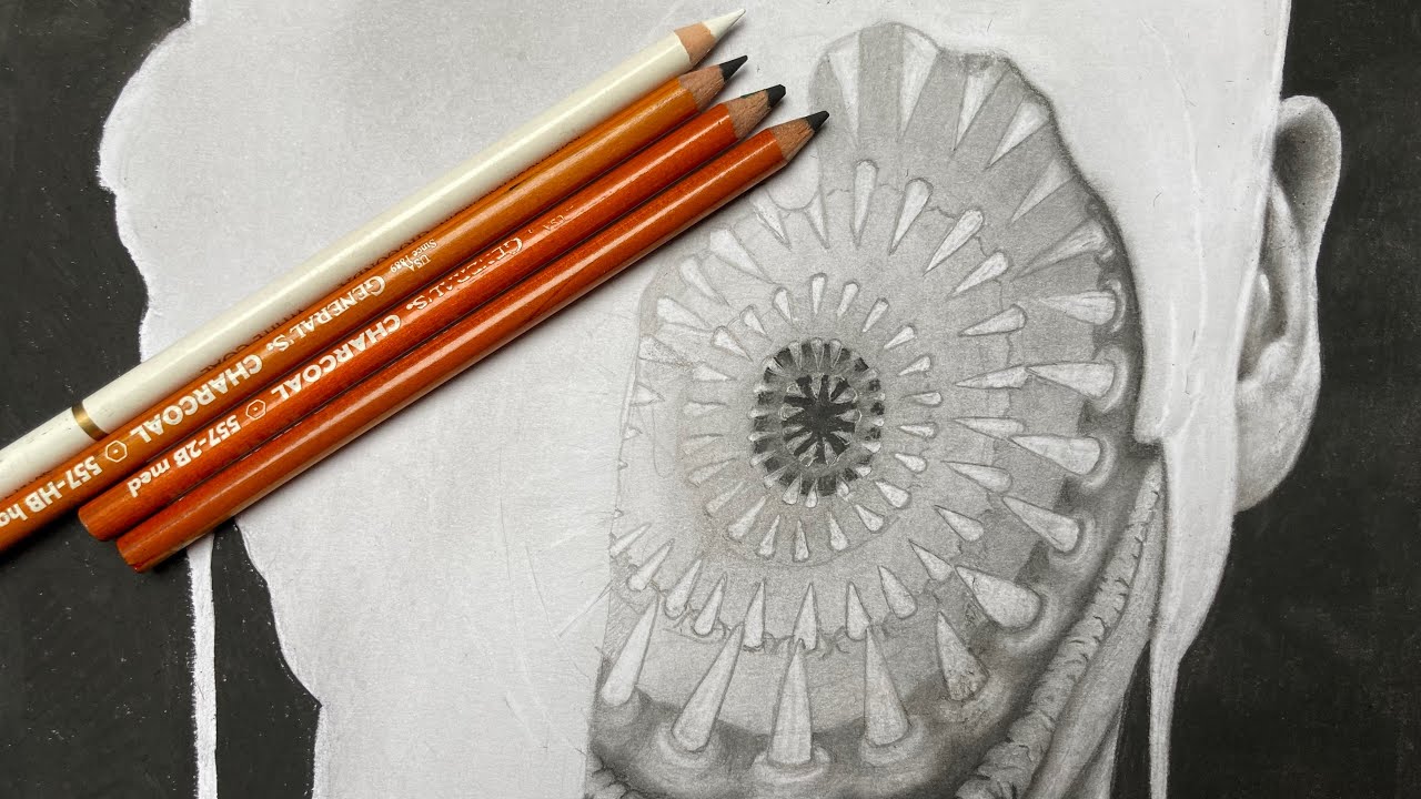 Horror Drawing: Realistic Pencil & Charcoal Art | Come and Chat to me ...