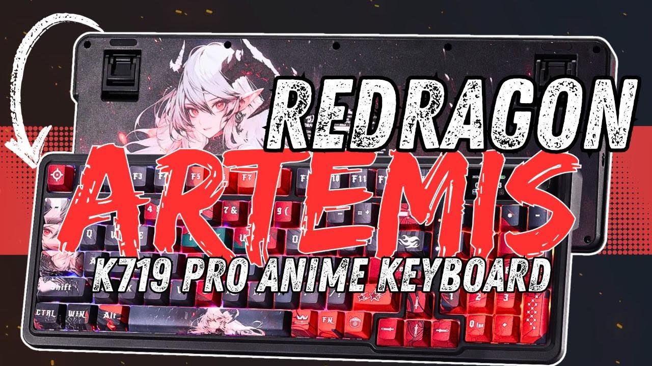 Redragon ARTEMIS K719 PRO Anime Keyboard | Honest Review 🖤 #redragon # ...