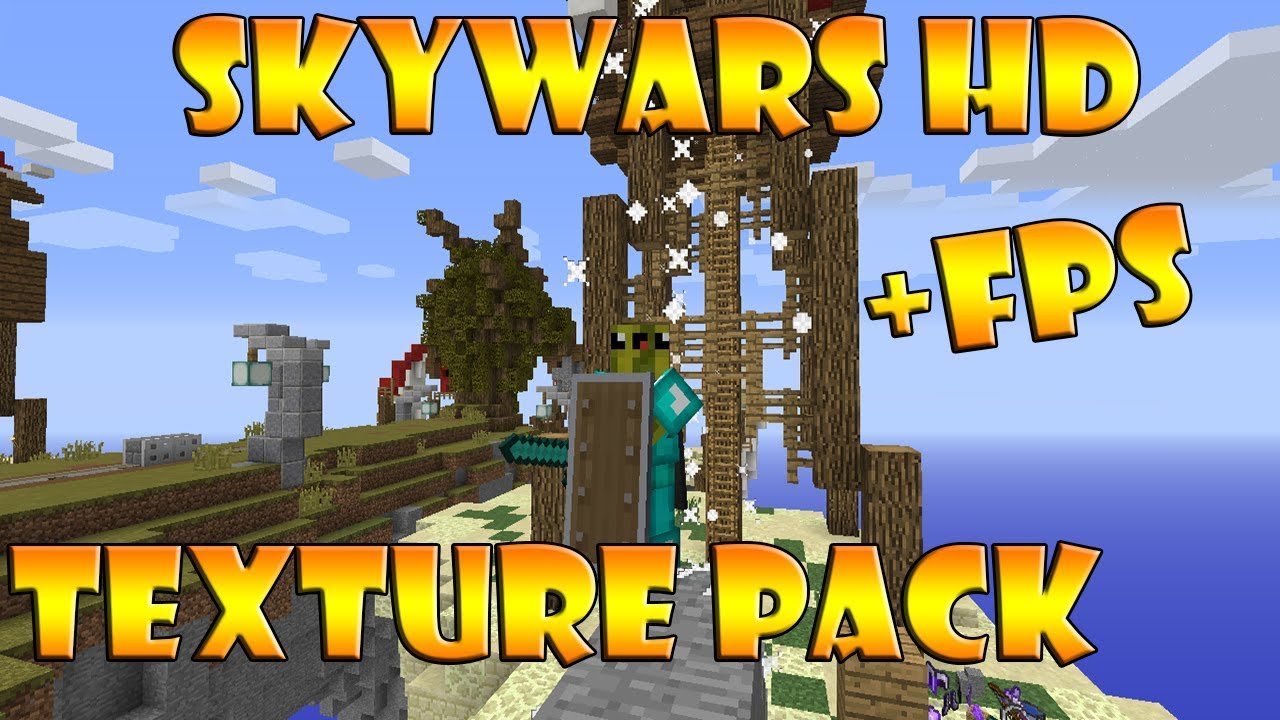 👉 TEXTURE PACK PARA SKYWARS HD PARA MINECRAFT 1.13 (AUMENTA FPS) - YouTube