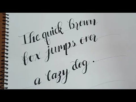 LEARN HOW TO WRITE IN BEAUTIFUL FONT WITH NORMAL PEN | AMIT MONGA ...