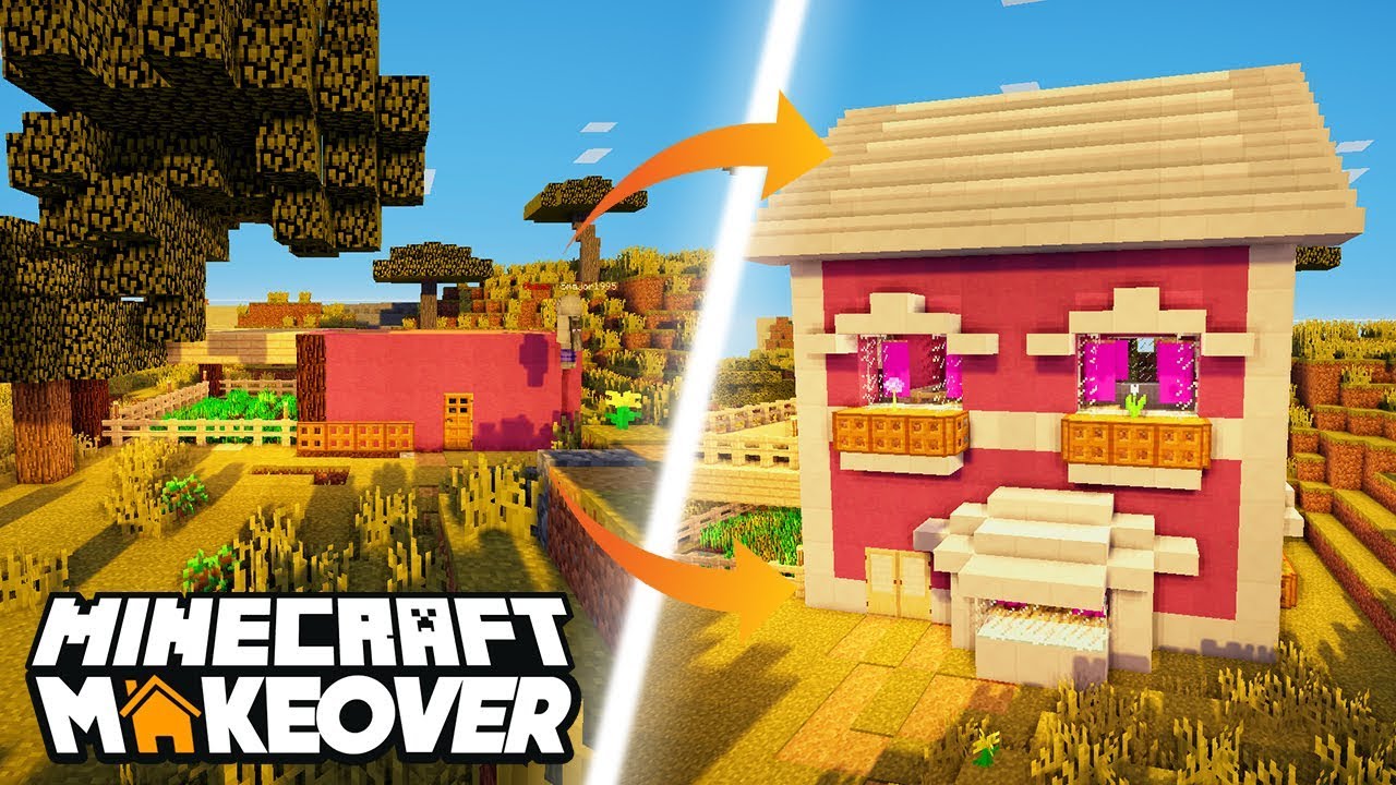 Pink Palace! - Minecraft Makeover - Ep.14 - YouTube