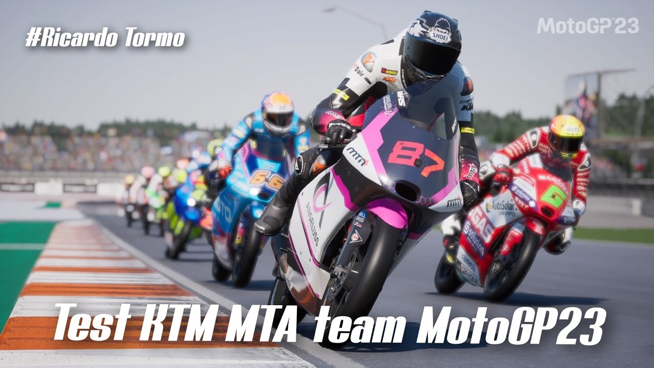 MotoGP23™ TEST Moto3 KTM ANGELUS MTA TEAM #RICARDO TORMO FECHO🎮😎 ...