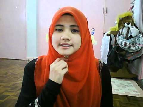 Hijab tutorial : Tudung bawal by Syasya Roslan