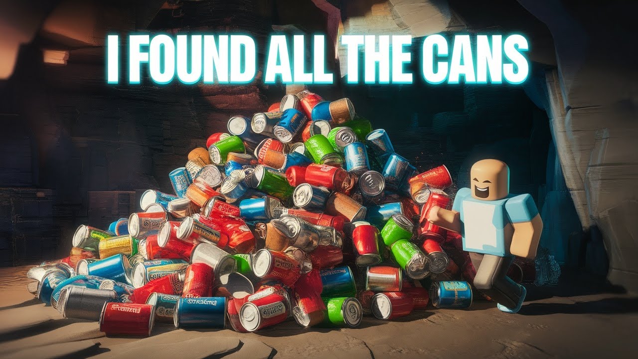 I FOUND ALL THE CANS IN ROBLOX (FIND THE CANS) - YouTube