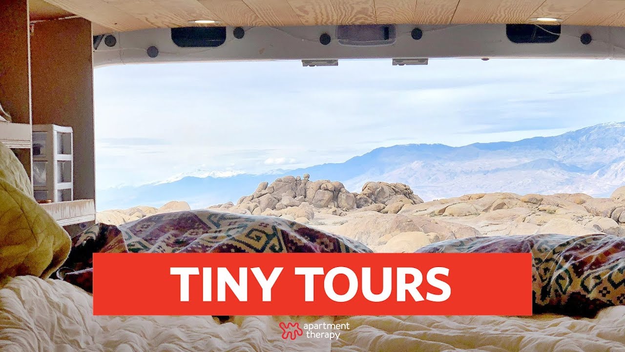 Tom's Home & Recording Studio In A Van | Tiny Tours - YouTube