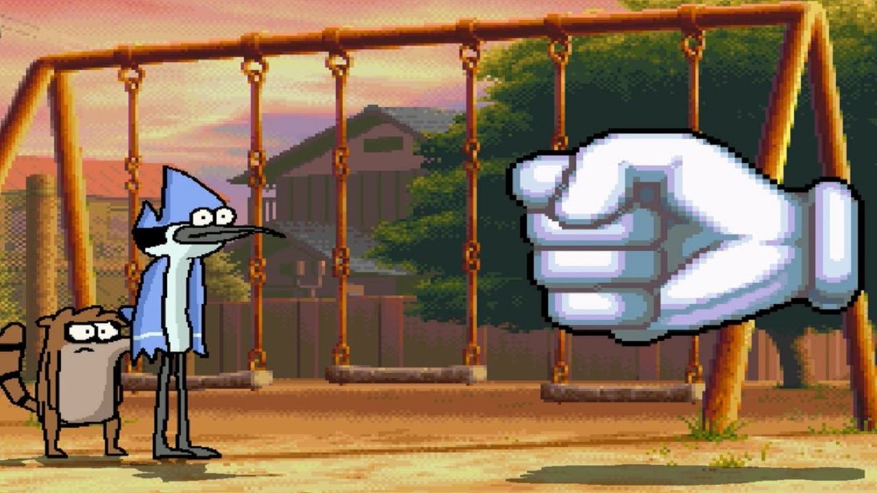 Mordecai and Rigby vs Master Hand HD [60fps] - YouTube