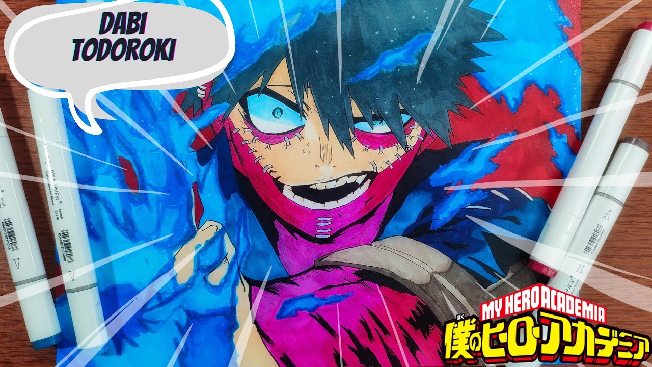 Dabi My Hero Academia - Speed Drawing - YouTube