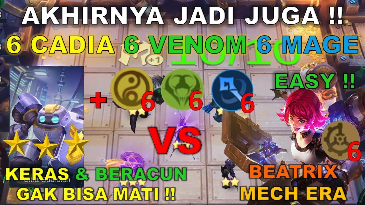 AKHIRNYA JADI 666 JUGA !! COMBO 6 CADIA 6 VENOM 6 MAGE BIKIN GAME JADI ...