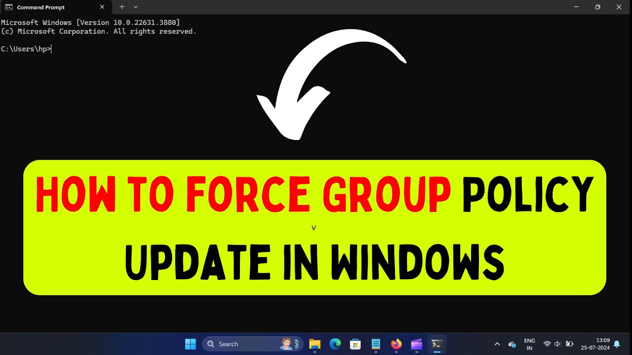 How to Force Group Policy Update in Windows 11 - YouTube