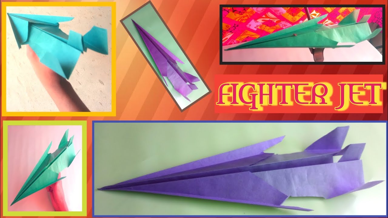 How To Make Paper Fighter Jet | Amazing Paper Fighter Jet - YouTube