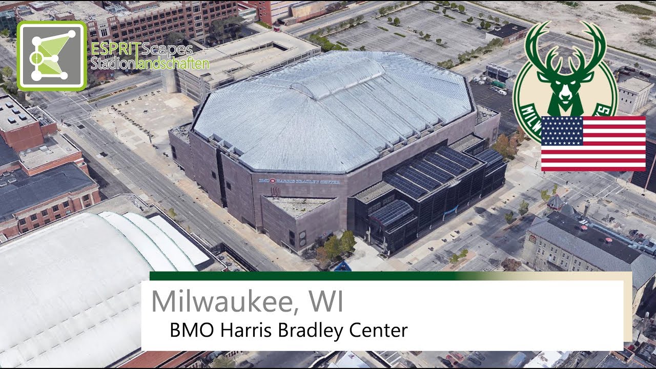 BMO Harris Bradley Center | Milwaukee Bucks | Google Earth | 2015 - YouTube