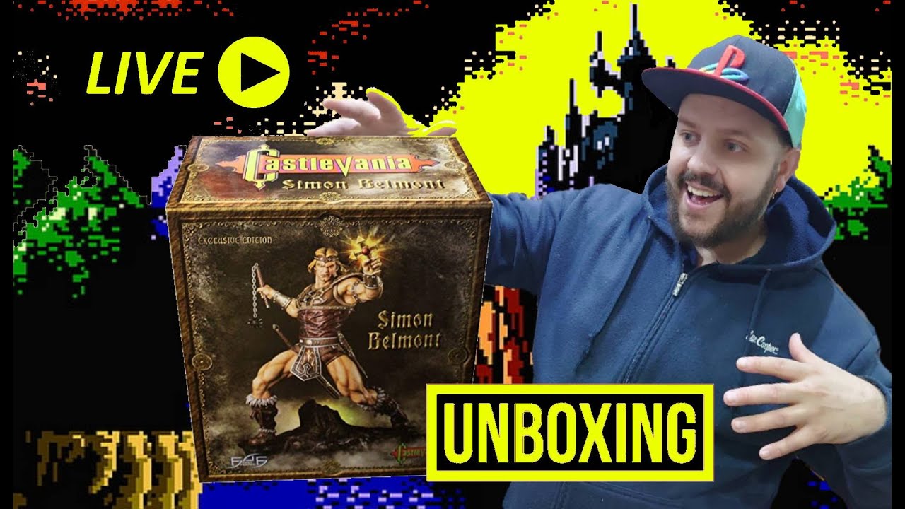 FIRST 4 FIGURES LIVE UNBOXING SIMON BELMONT LIMITED EDITION CASTLEVANIA ...