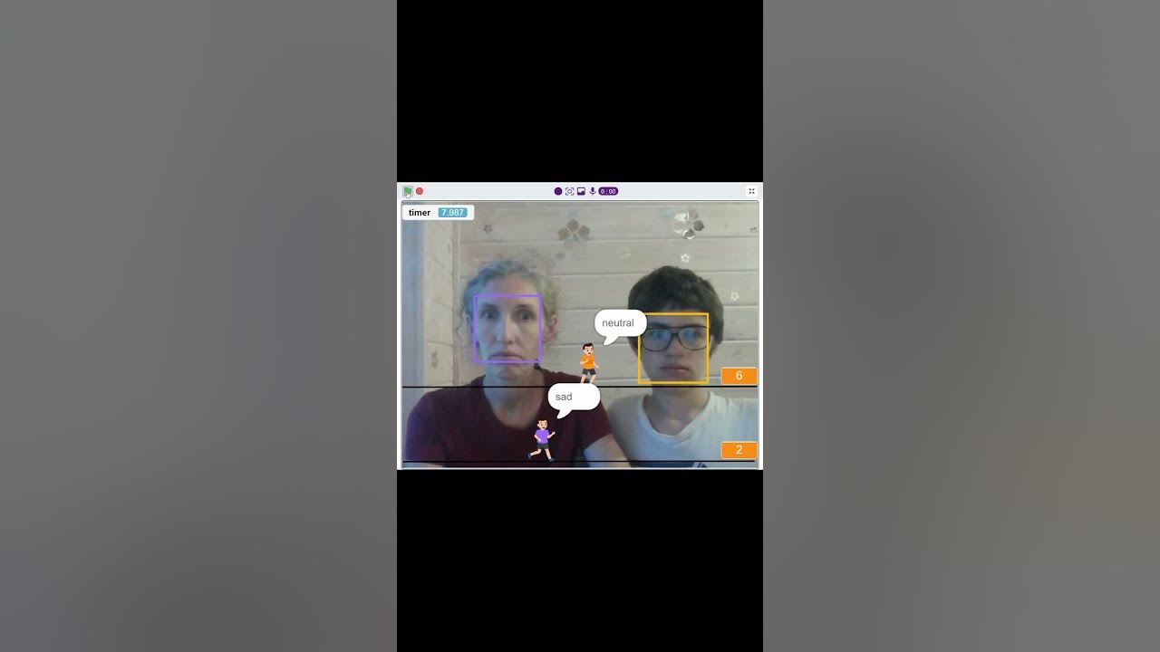 Run - Funny game for two players with Face Detection in Pictoblox - YouTube