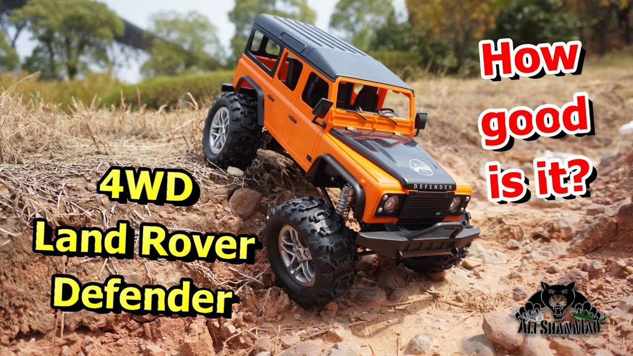 Land Rover Defender 4WD Toy RC Crawler RC Car - YouTube