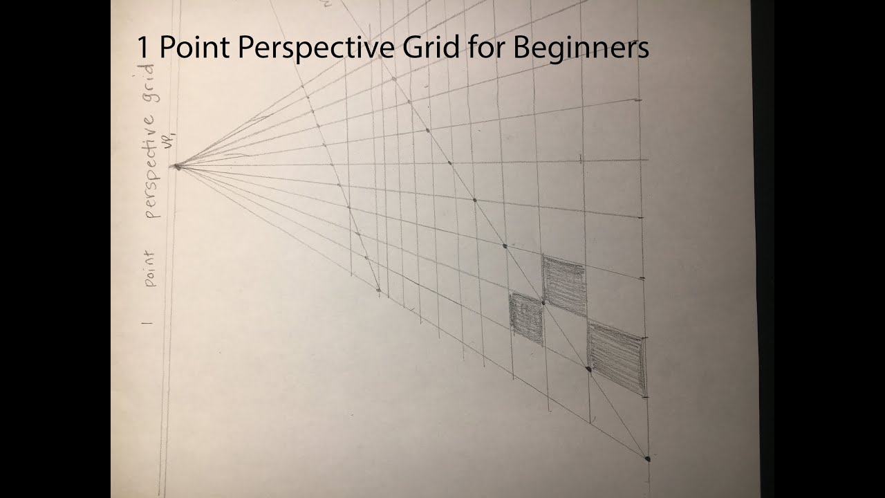 1 Point Perspective Grid for Beginners - YouTube