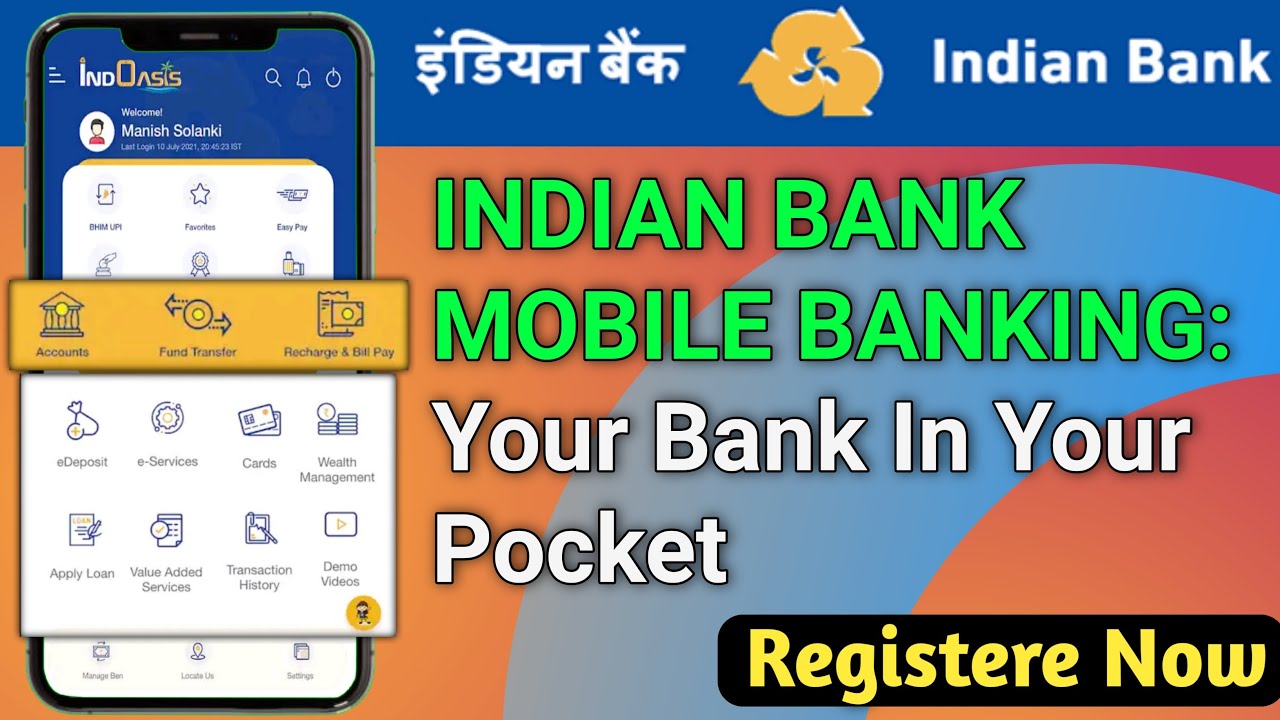 Indian Bank Mobile Banking Registration || Indian Bank ki Mobile ...