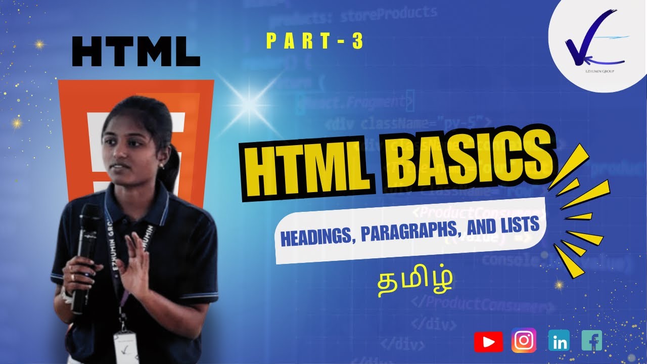 Html Headings Paragraphs And Lists Explained Beginners Guide Part 3 Youtube