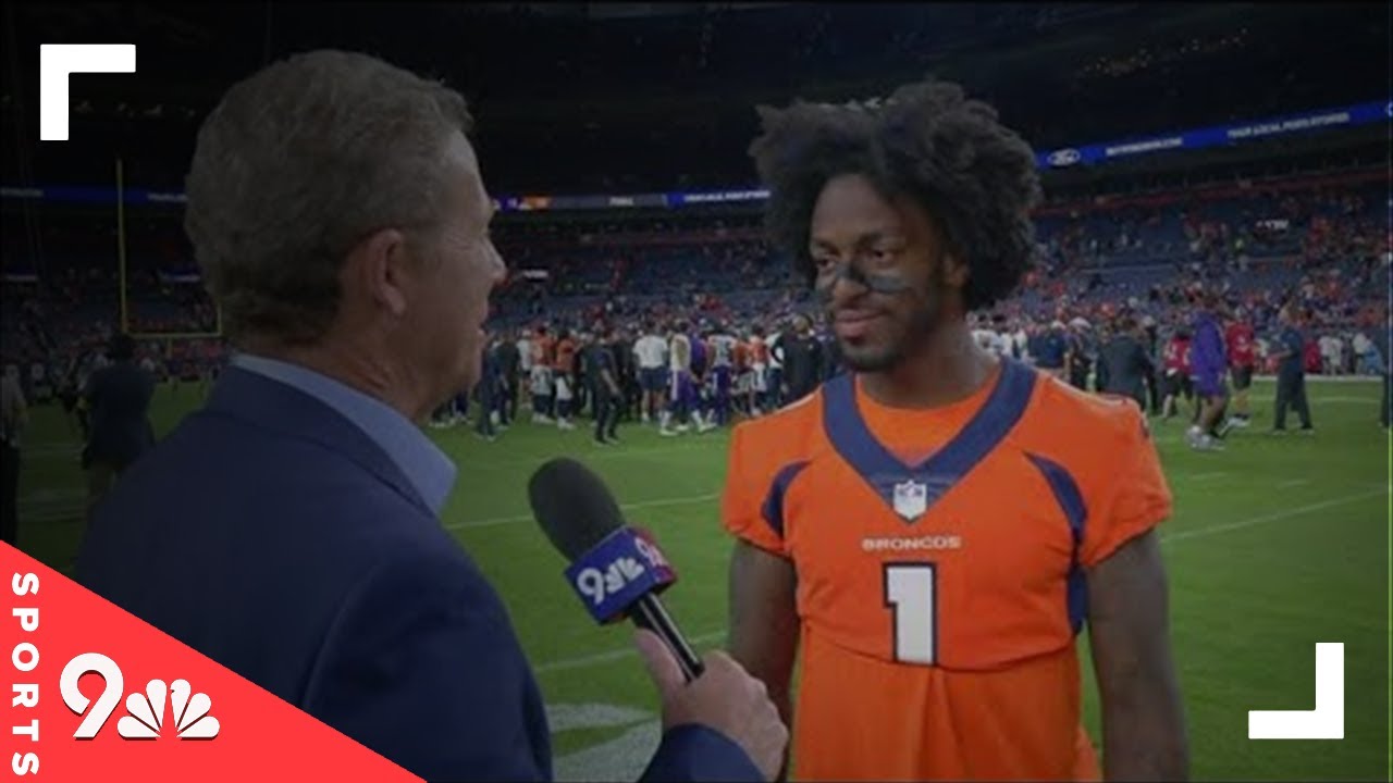 KJ Hamler makes return in Broncos preseason finale - YouTube