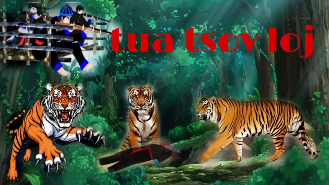 dab neeg qia dub siab me xav noj kheej raug tsov tom tua tsov txaus ntshai heev - YouTube