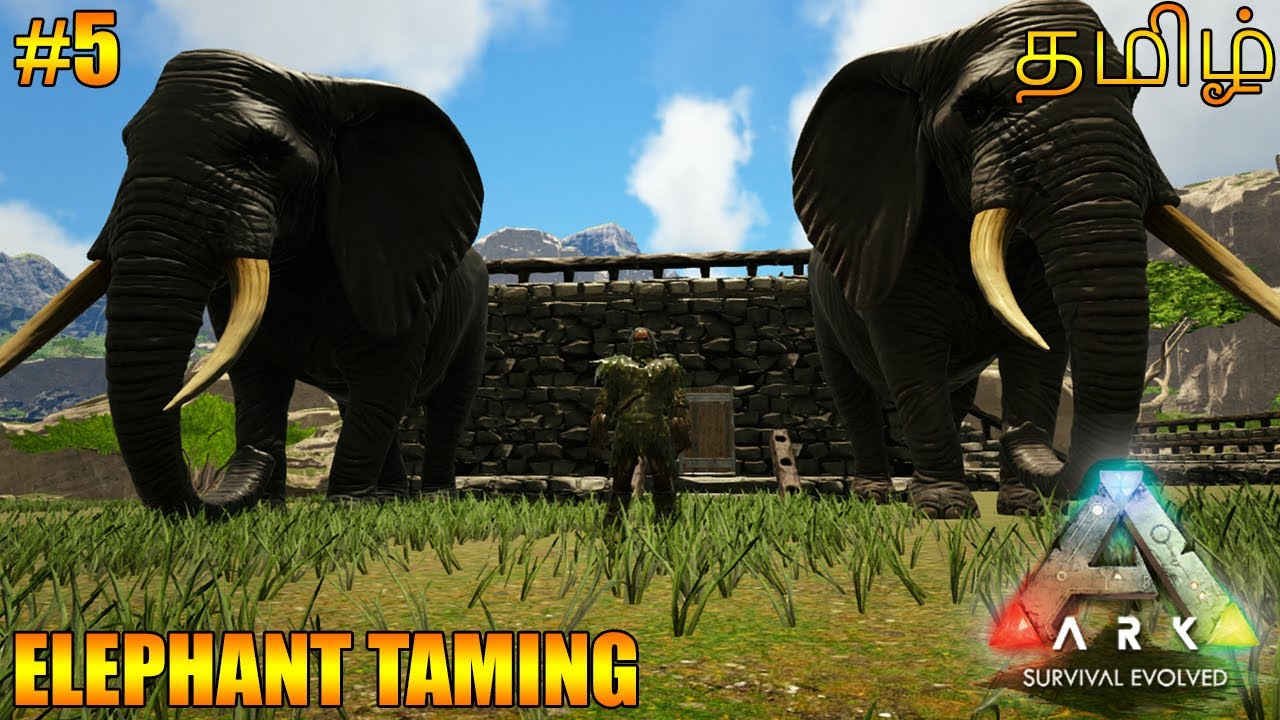 Elephant Taming | Marniimods: Wildlife | Modded Ark Tamil | SixFace ...