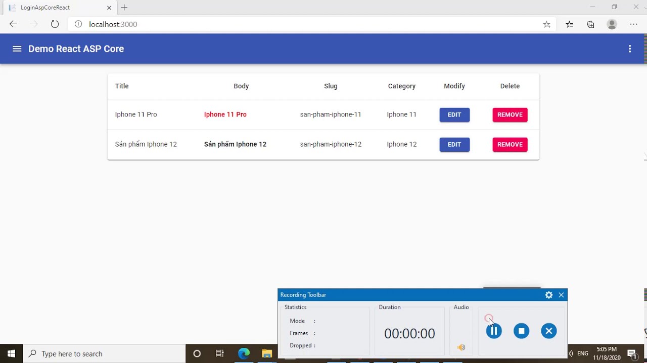 Restful Api Using Asp Net Core Web Api React Youtube 7472