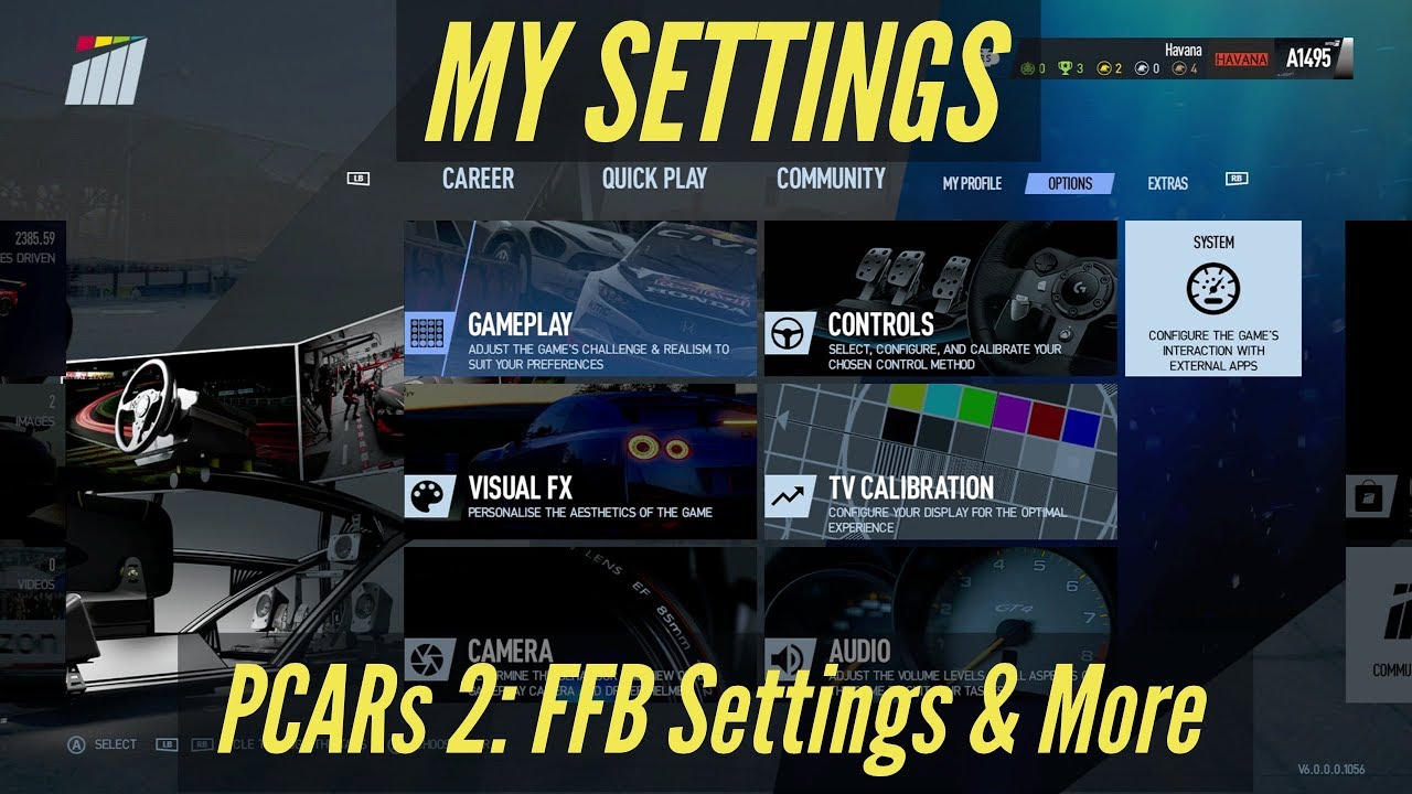 P CARS 2: My Settings/FFB+More Patch 6.0 (Logitech G920 - Xbox One X ...
