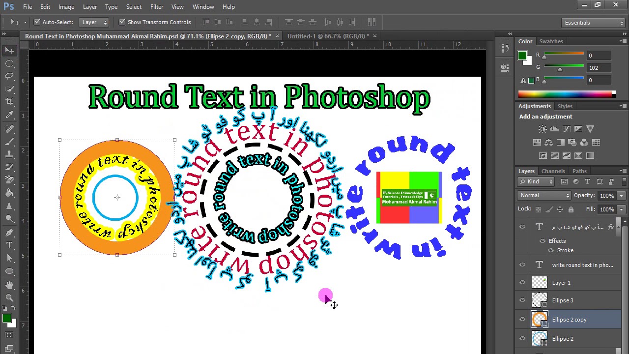 Photoshop Text On A Circle Path Round YouTube photoshop-text-on-a-circle-path-round-youtube