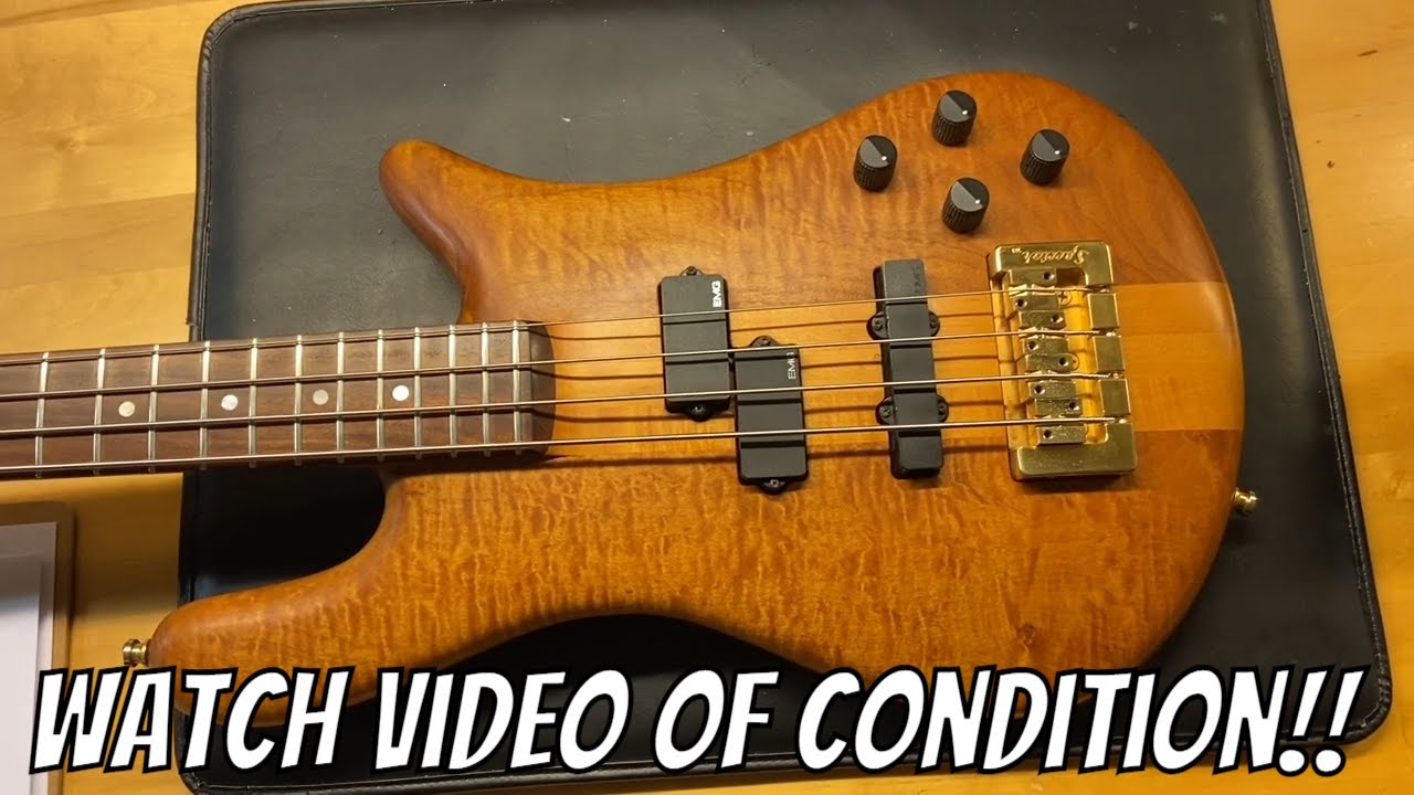 1989 Spector USA NS2 Oil Kramer Era Bass Guitar Haz Preamp - YouTube