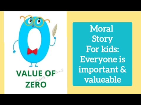 The value of Zero | Story of Zero | Zero is hero | Moral Story for kids ...