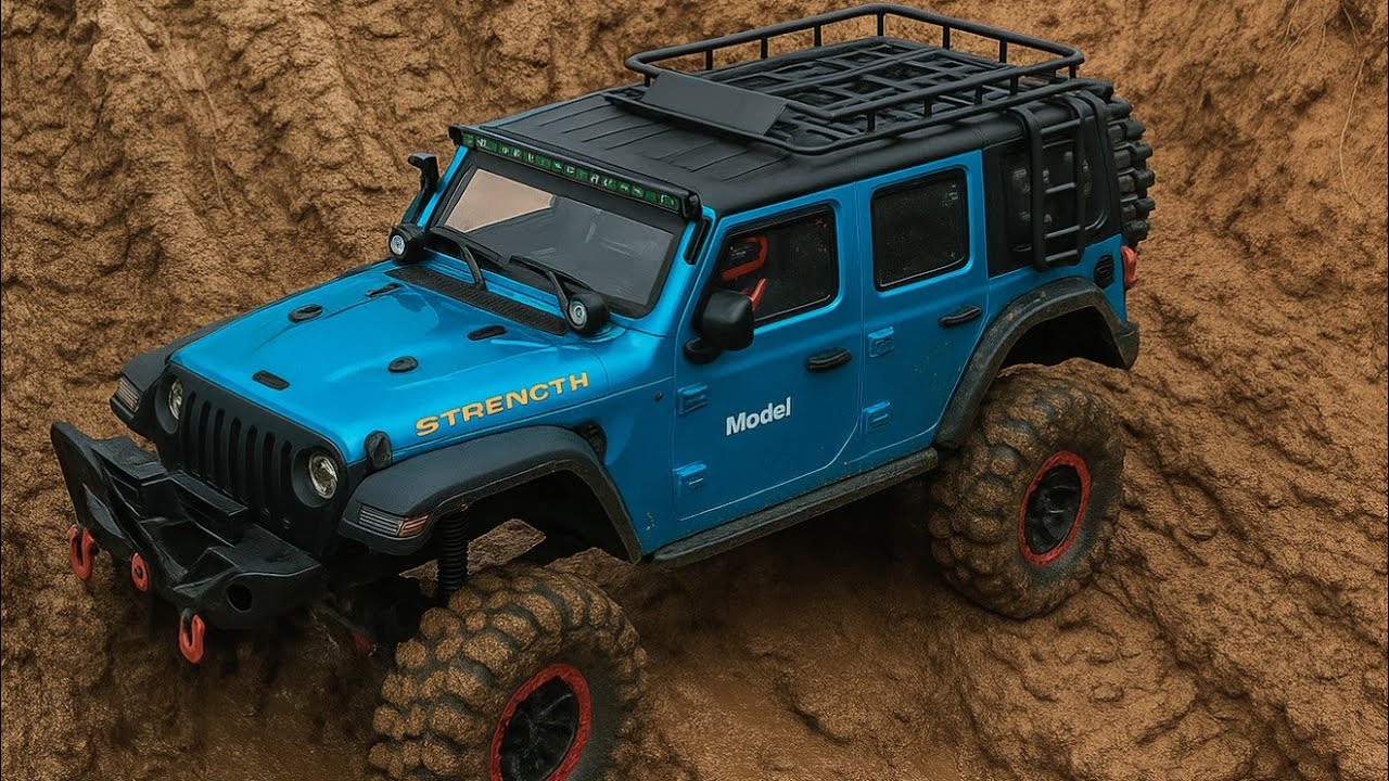 1/10 RC Jeep Wrangler 4X4 Rock Crawler | Extreme Offroad Test - YouTube