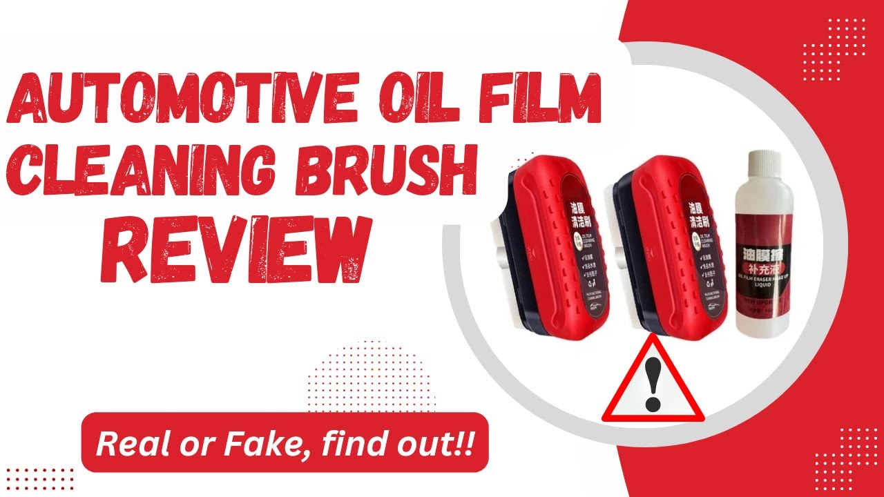 Automotive Oil Film Cleaning Brush Review - Scam or Legit? - YouTube