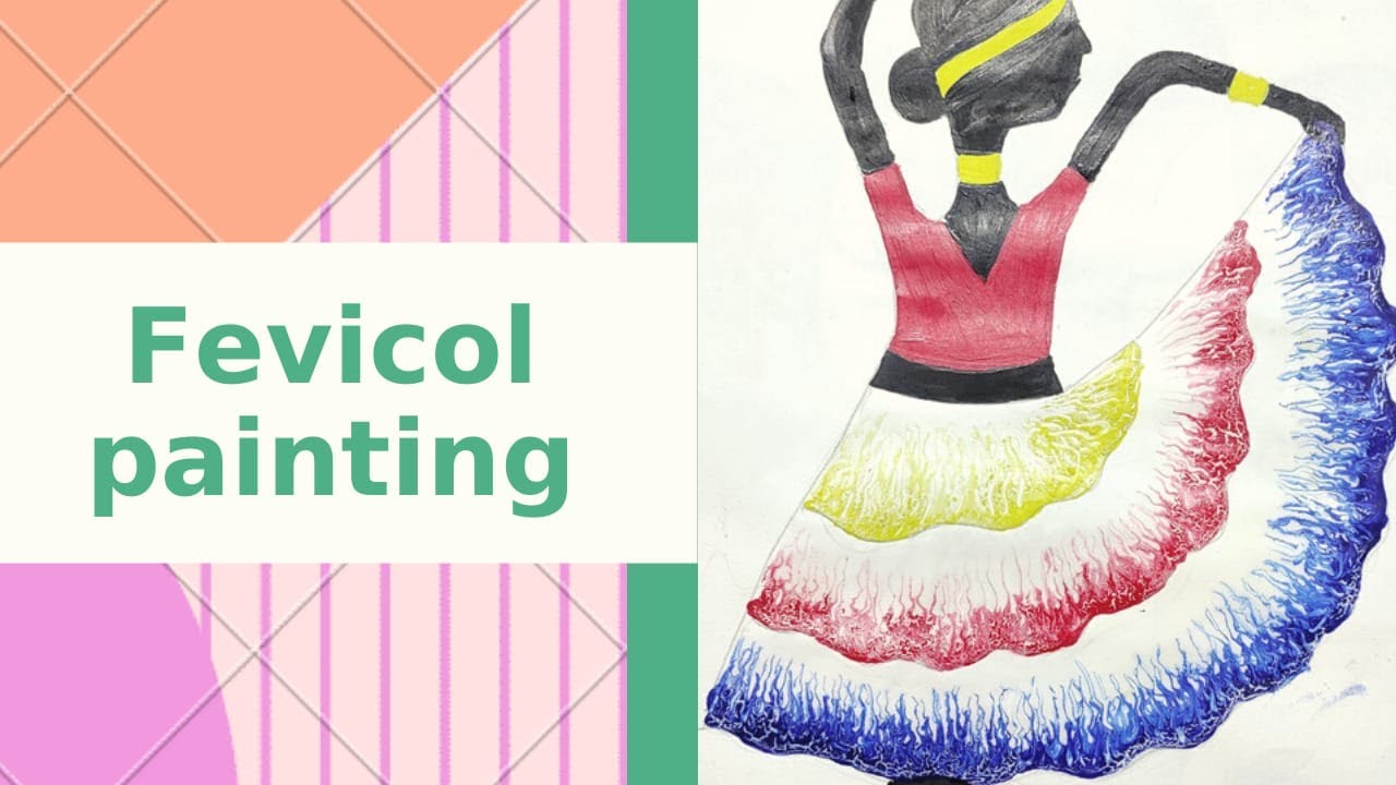 shaded fevicol painting | fevicol painting with shading - YouTube