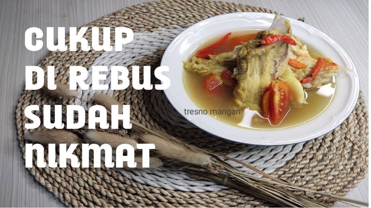 Resep Ikan Rebus Masak Simple - YouTube
