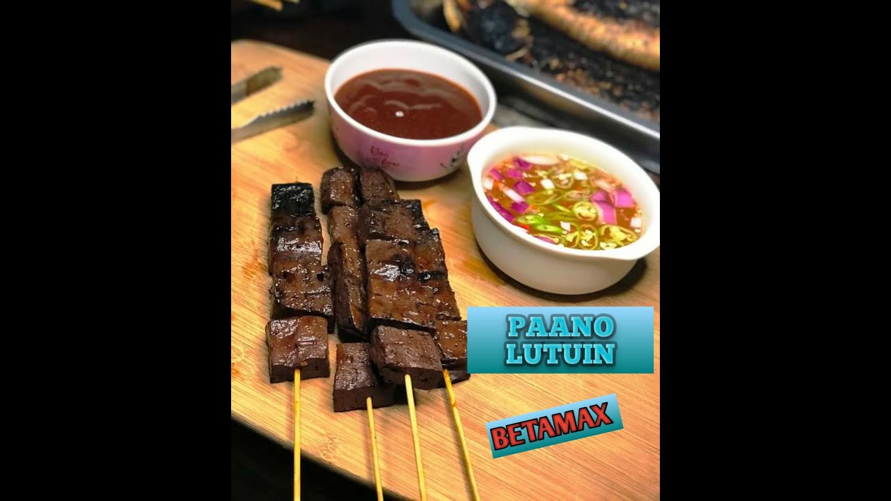 BETAMAX OR INIHAW NA DUGO NG BABOY - YouTube