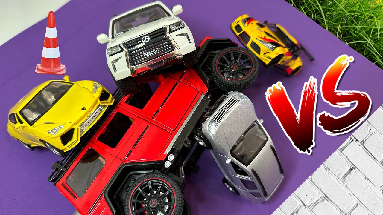 Versus . Metal Model Cars & Real Big Cars - YouTube