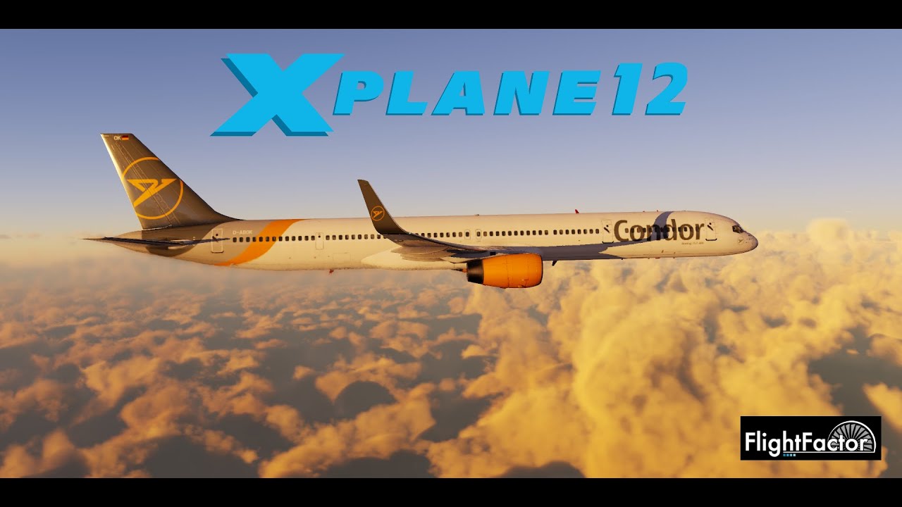 XPlane 12 FF 757-300 •Munich to Palma de Mallorca• VATSIM - YouTube