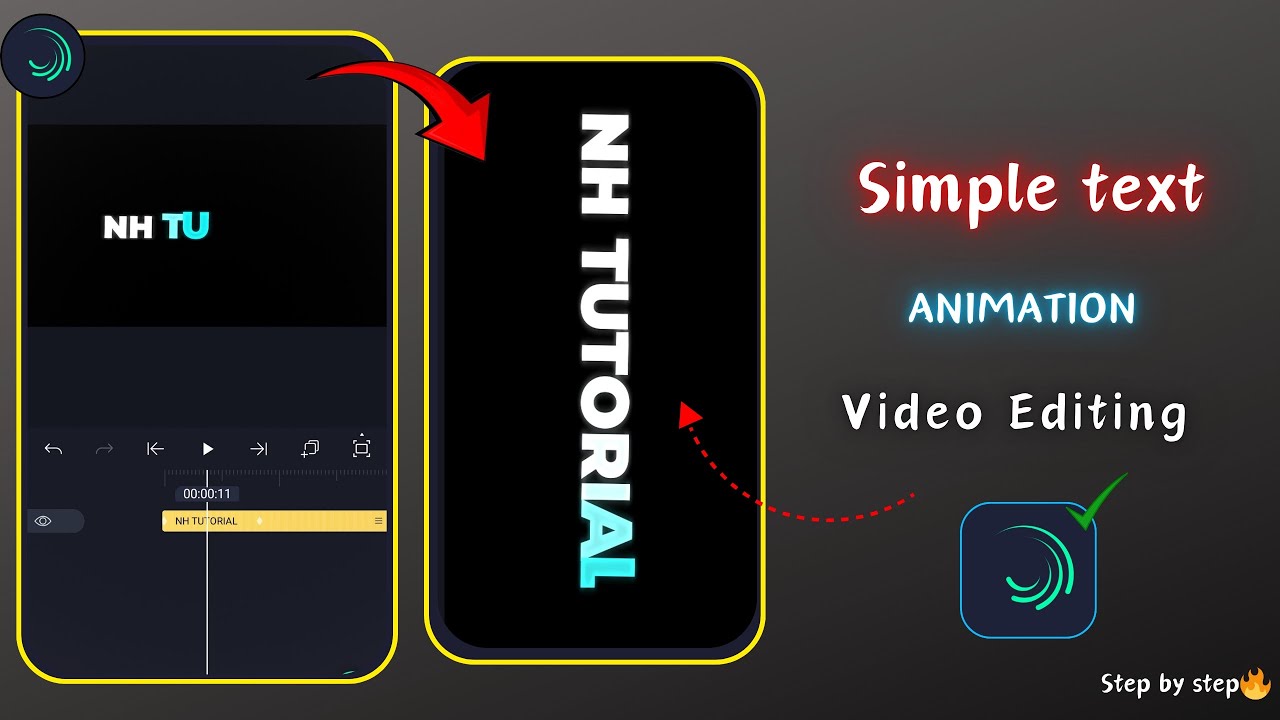 🔥 Trending Cinematic Text Animation in Alight Motion||Cinematic name ...