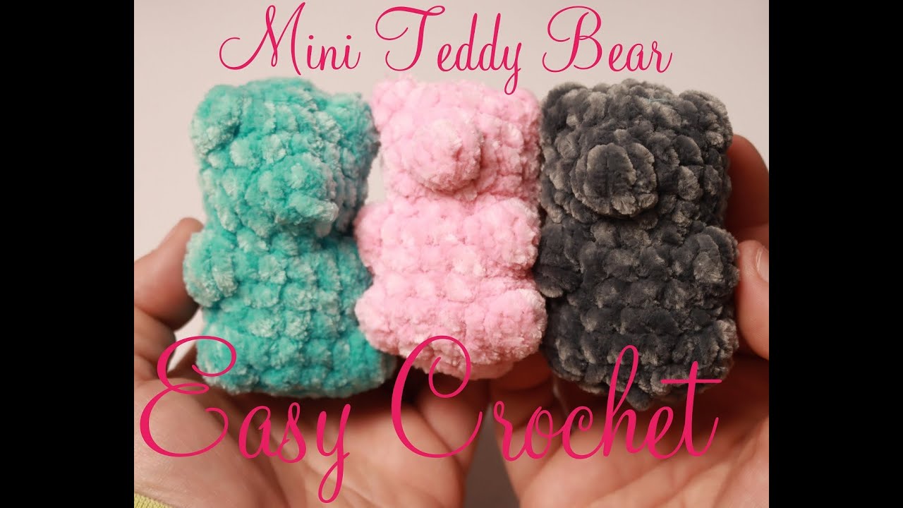 Quick mini teddy bear tutorial (beginner friendly, low sew) - YouTube