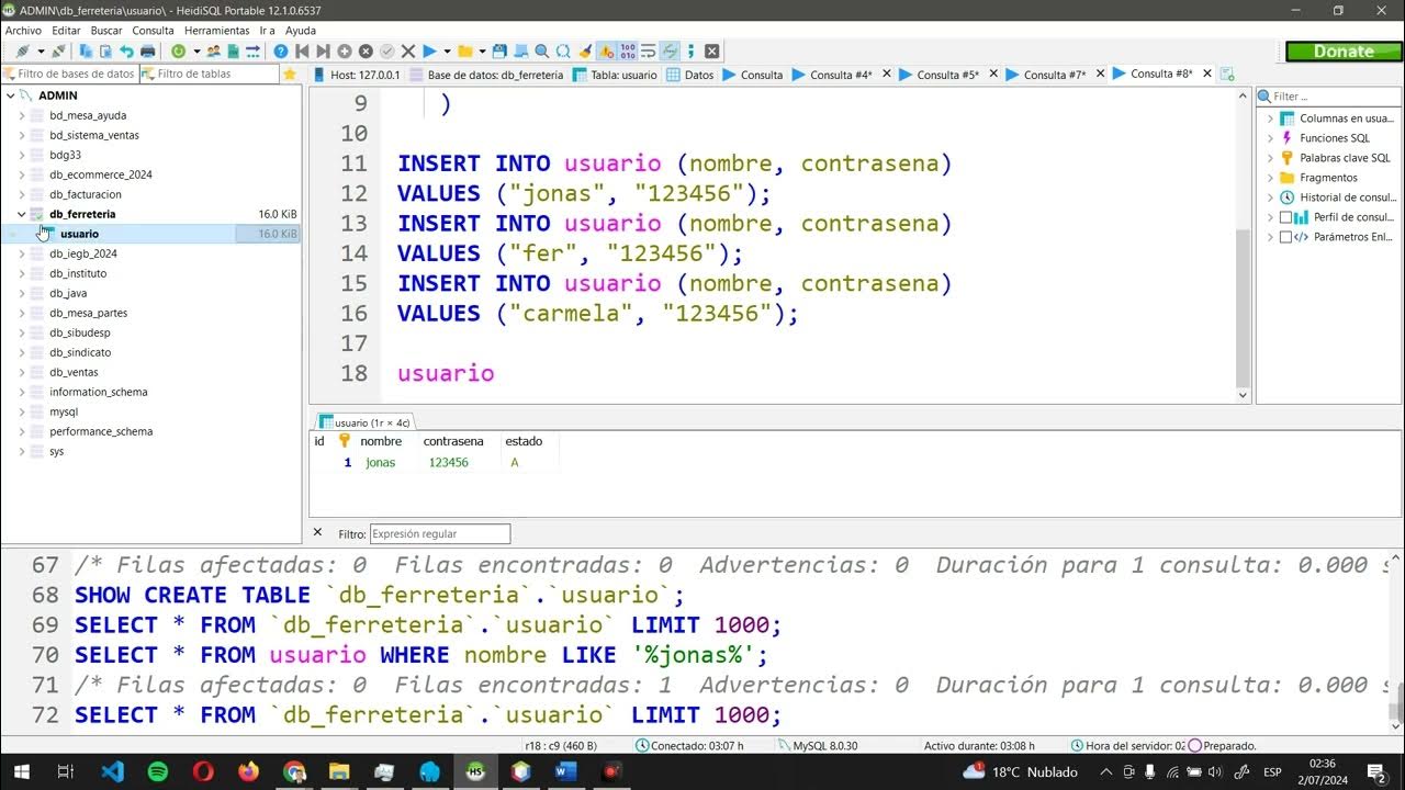 Lectura Y Registro De Datos Con Preparestatement Java Youtube