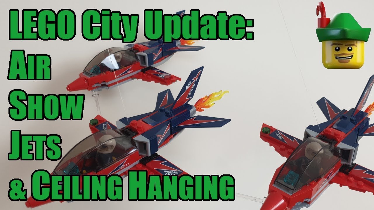 LEGO City Update - Air Show Jets 60177 & Ceiling Hanging 🛩🏹 - YouTube