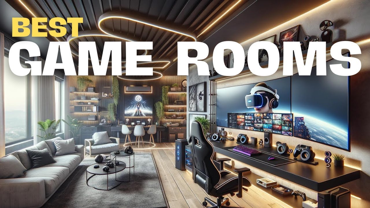 Creative Game Room Ideas - YouTube
