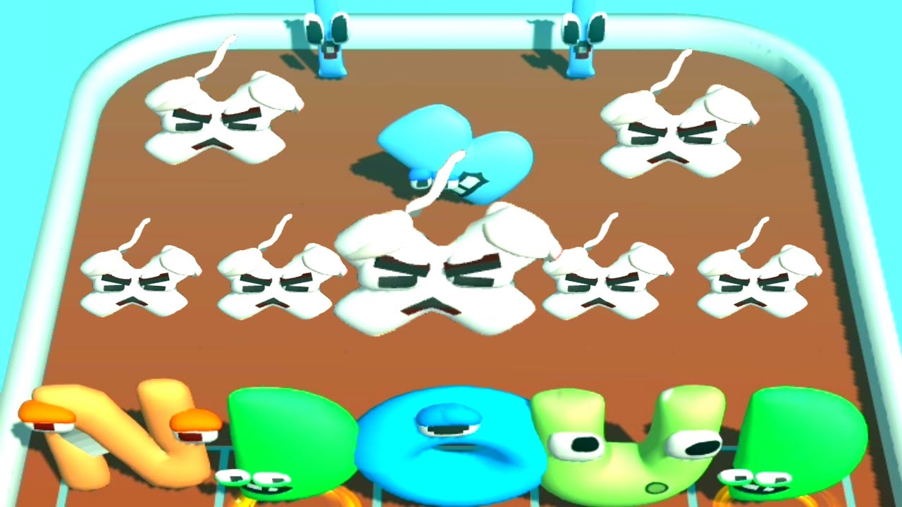 Merge Alphabet Lore Run Max Level Gameplay 💪💪💪 abcd...wxyz - YouTube