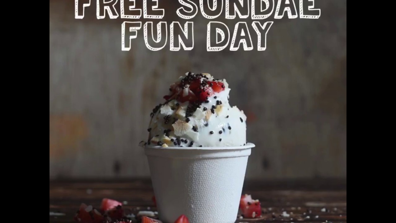 FREE Sundae Fun Days - YouTube