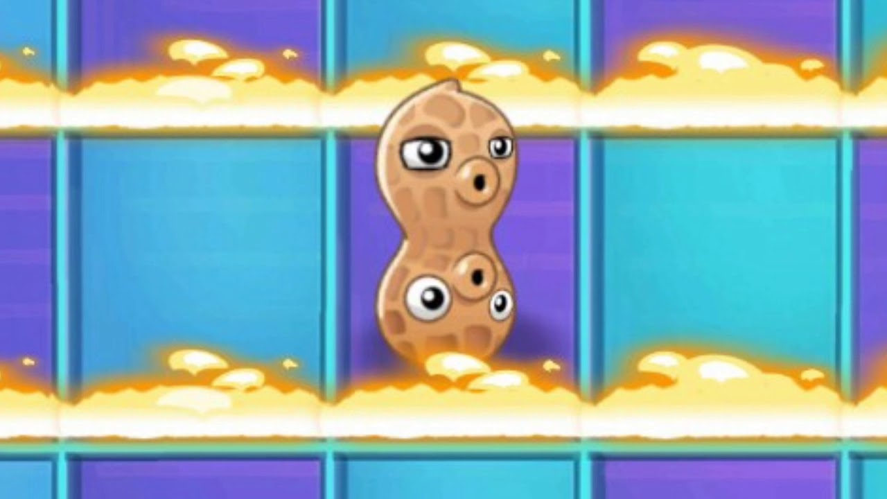 Plants vs Zombies 2 Gameplay Lightning Reed and Pea-nut Level 1 vs Very ...