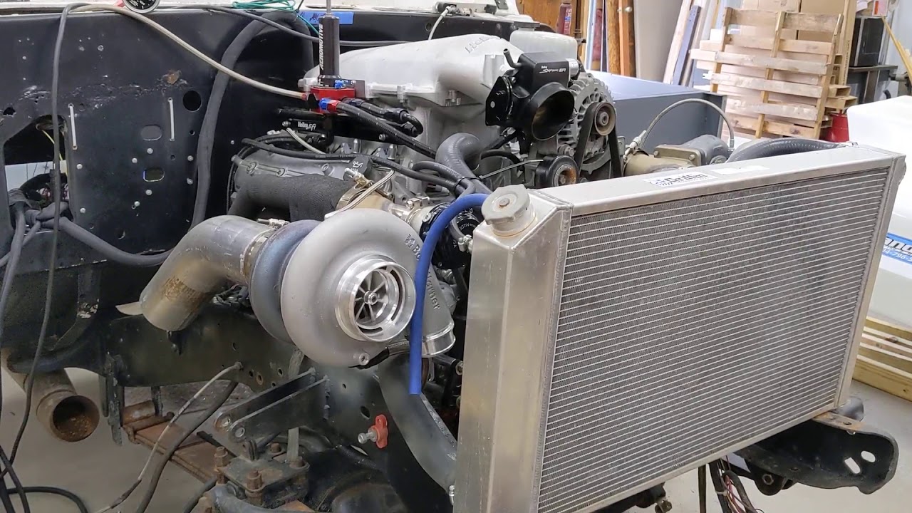 Twin Turbo LS Square Body - YouTube