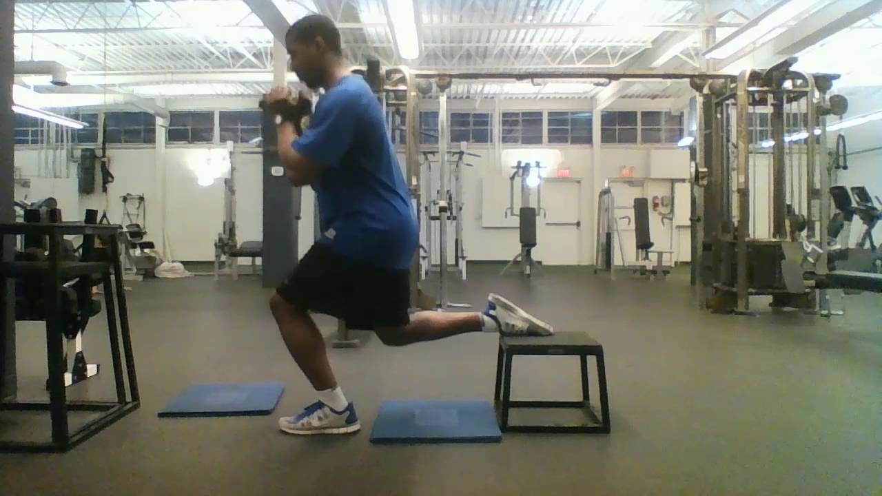 Rear Foot Elevated Split Squat (Bulgarian Split Squat) - YouTube
