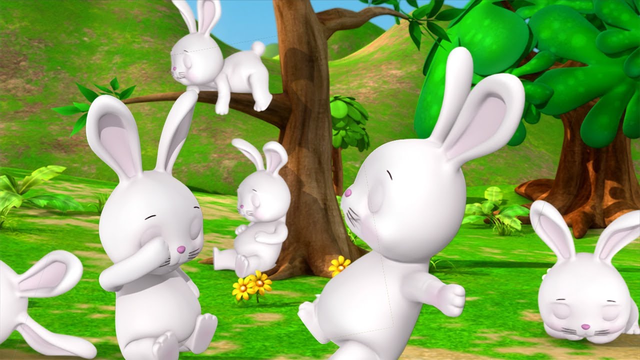 Hop Little Bunnies, Hop Hop Hop! | Fun Action Songs for Toddlers | 👼 ...