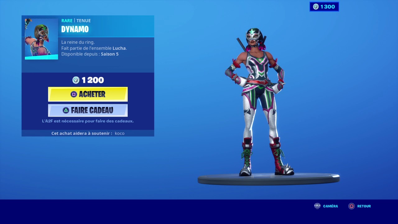 J'achète le skin Dynamo - YouTube